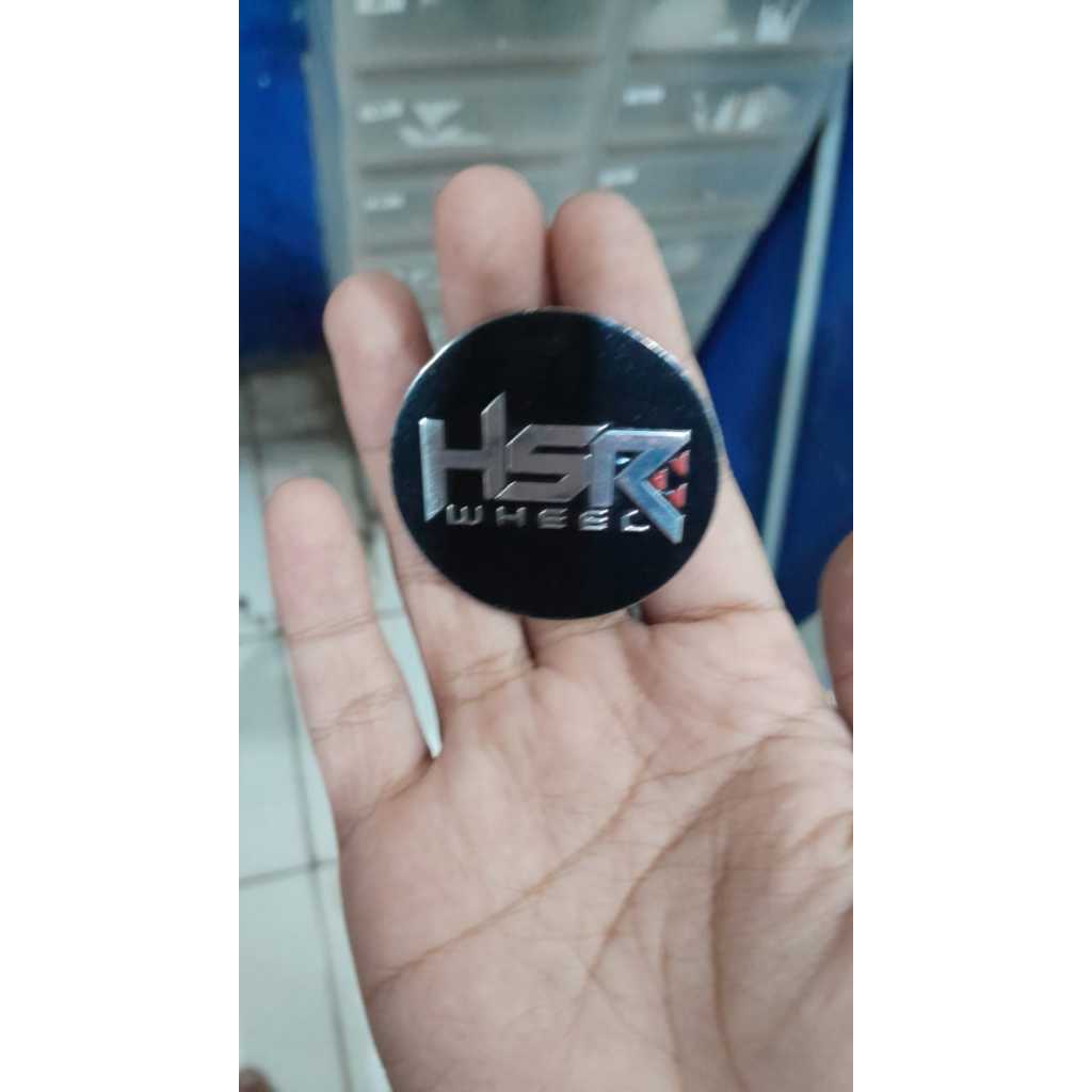 Jual EMBLEM LOGO HSR NEW BLACK 4,4cm DATAR | Shopee Indonesia