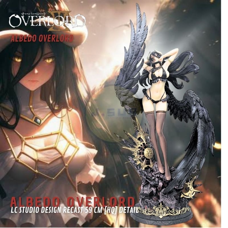 Jual Action Figure Albedo Overlord Statue Overlord LC Studio Se*y Pose | Shopee Indonesia