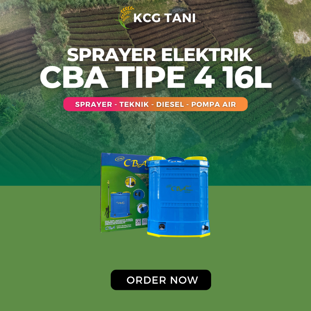 Jual sprayer elektrik semprot pertanian 16L original cba type 4 ...