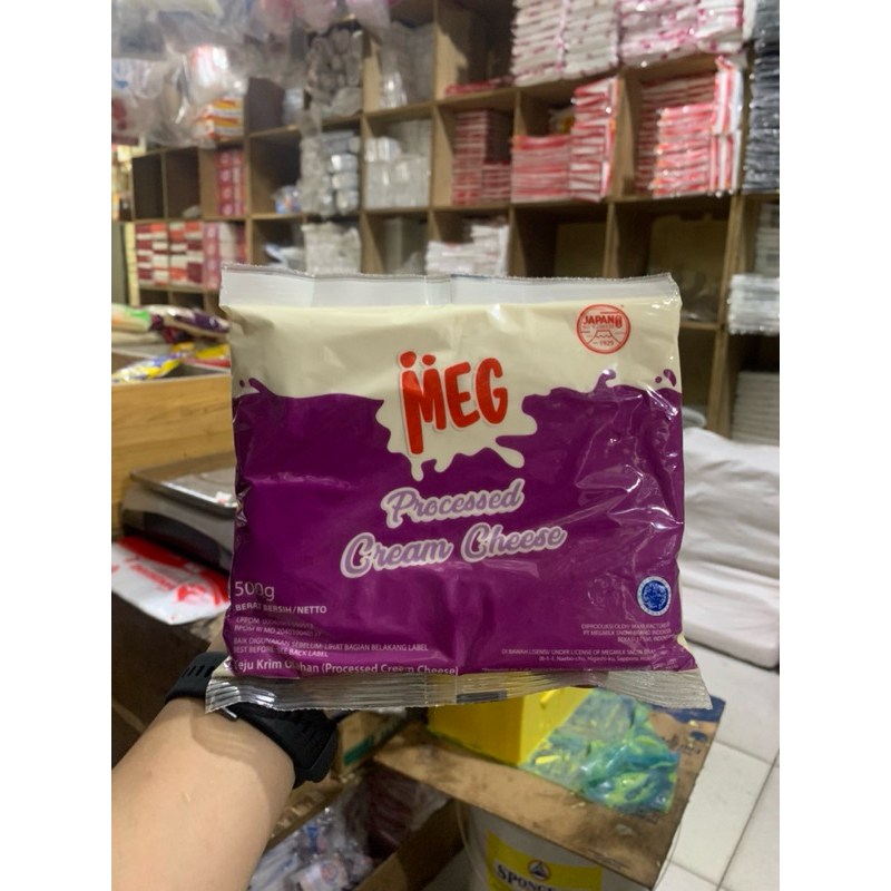 Jual MEG Processed Cream Cheese 500 gram Halal | Shopee Indonesia