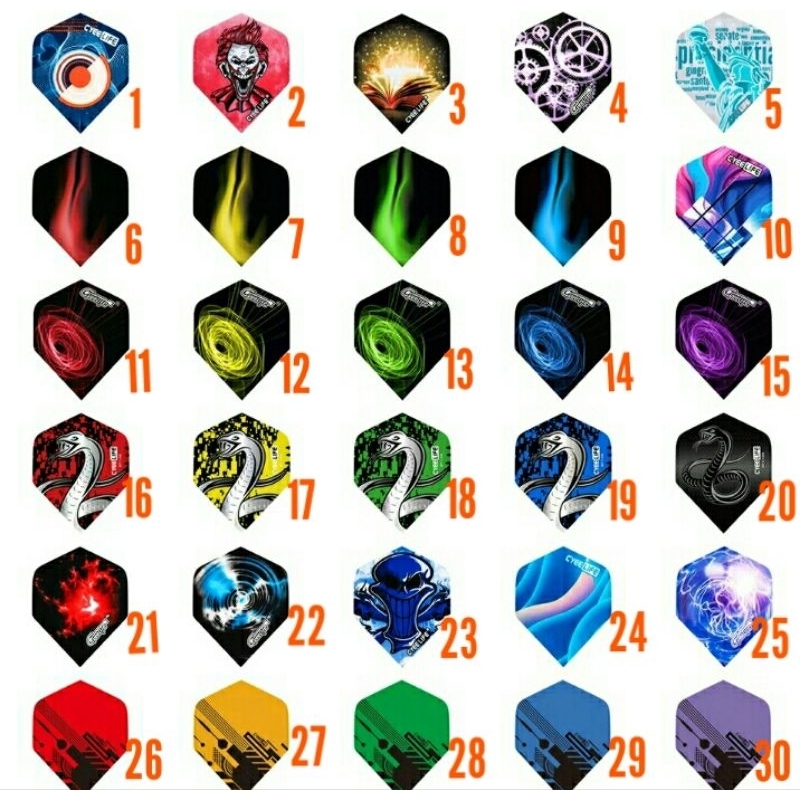 Jual buntut dart gambar motif baru dengan ukuran standard harga perbuah ...