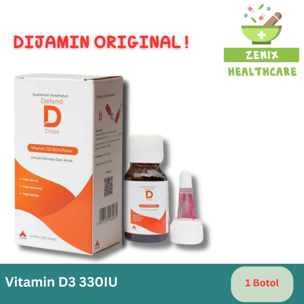 Jual Defend D Drop - Vitamin D 330 IU | Shopee Indonesia