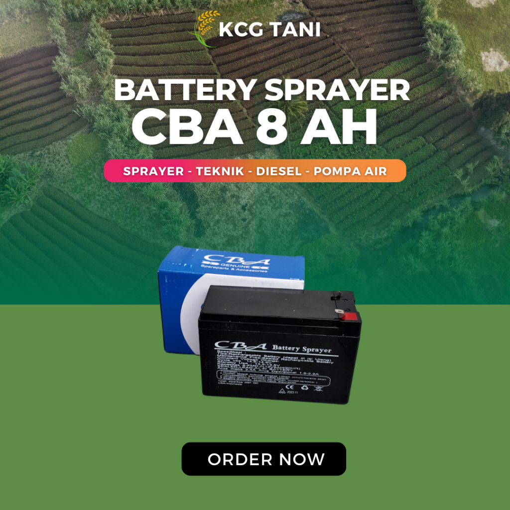 Jual aki sprayer elektrik 12v 8ah, 12v 9ah, 12v 12ah,10ah original | Shopee Indonesia