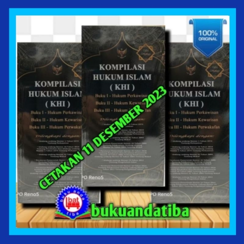Jual BUKU KOMPILASI HUKUM ISLAM KHI DI LENGKAPI UNDANG UNDANG PERKAWINAN TERBARU | Shopee Indonesia