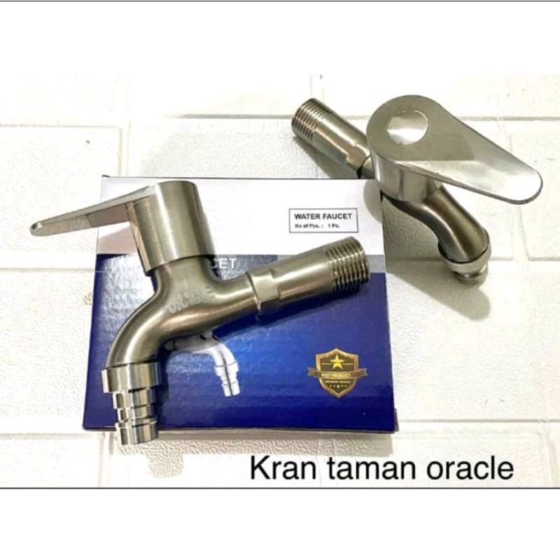 Jual KRAN TAMAN ORACLE 1/2 Inch / Kran Oracle Stainless / Kran Taman ...