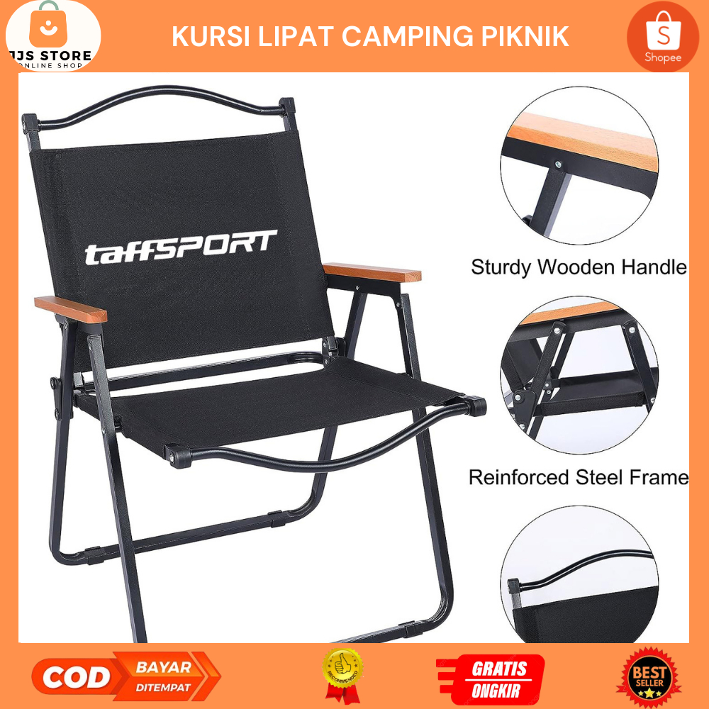Jual Kursi Lipat Camping Outdoor Piknik Portable Foldable Oxford 600D M | Shopee Indonesia