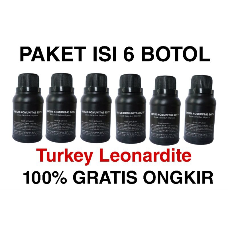 Jual Paket isi 6 Botol Turkey Leonardite Pembenah & Penyubur Tanah ...