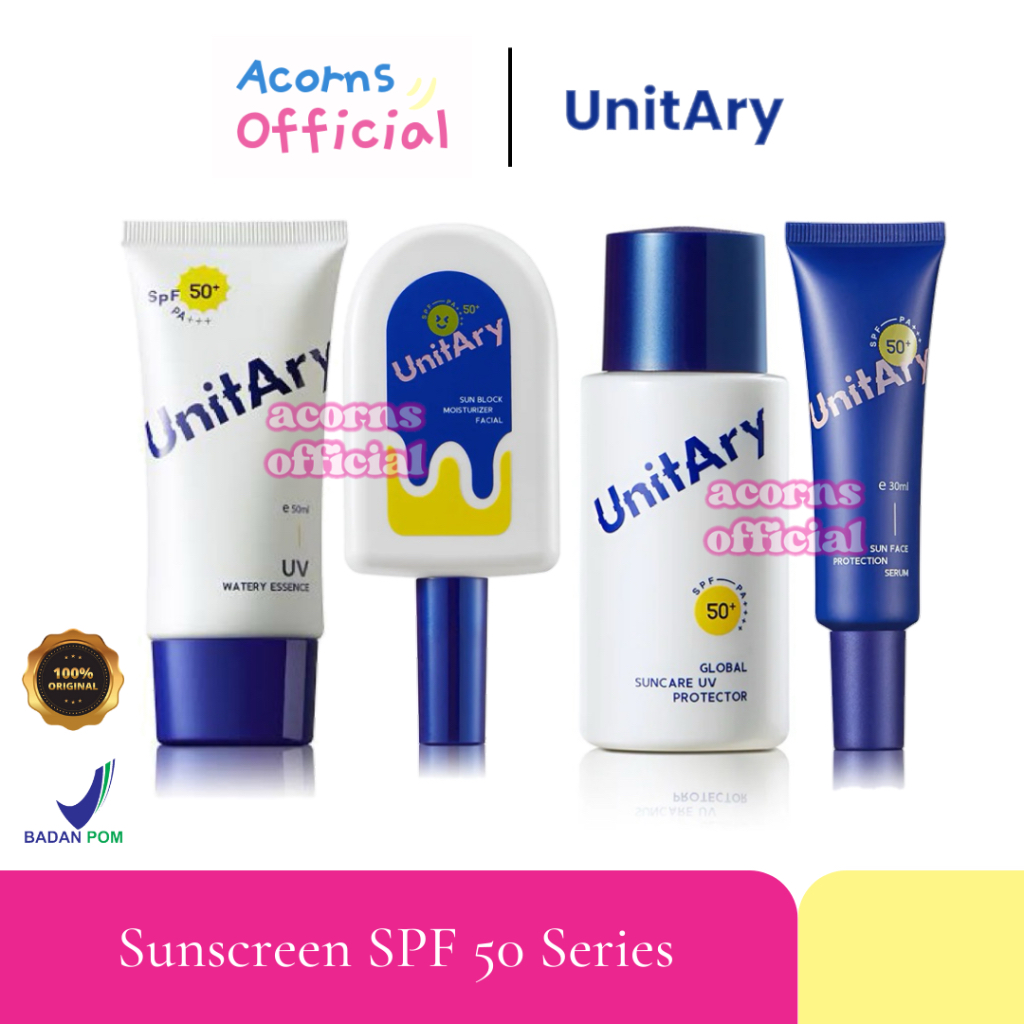 Jual UNITARY Sunscreen SPF 50+ PA++++ Series | Watery Essence Oil ...