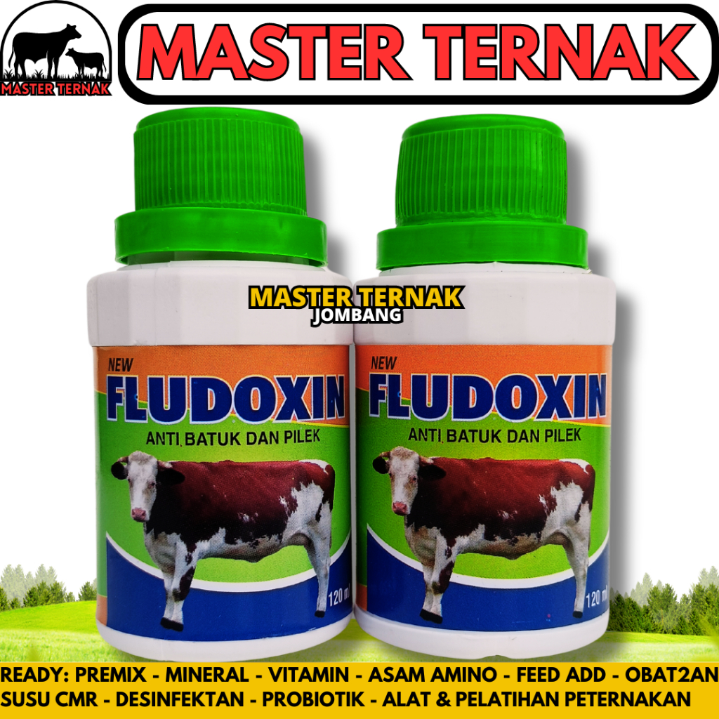Jual FLUDOXIN 120ML - Obat Flu Batuk Pilek Untuk Hewan Ternak Sapi ...