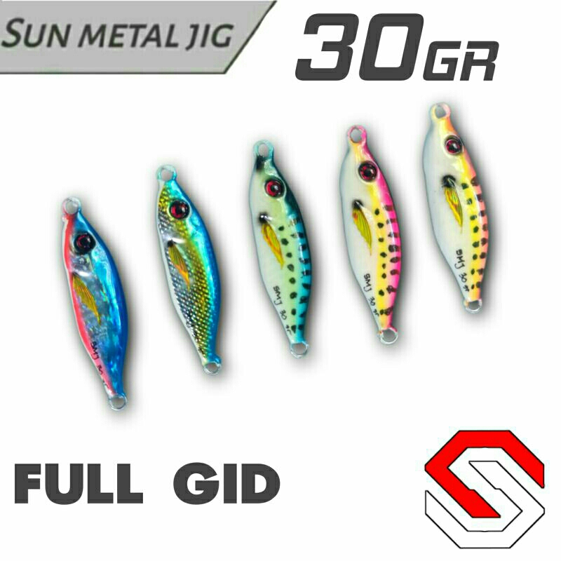 Jual mikro jig 30 gram/30gr/30g/metal jig 3p gram/ mikro jig full gid ...