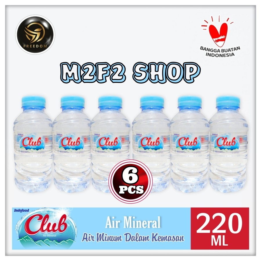 Jual Air Mineral Club Baby Mini Botol Plastik Pet - 220 ml (Kemasan 6 ...