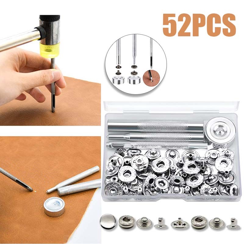 Jual 831 Kancing Besi Jepret 48pcs Kancing Jepret Anti Karat Kancing ...