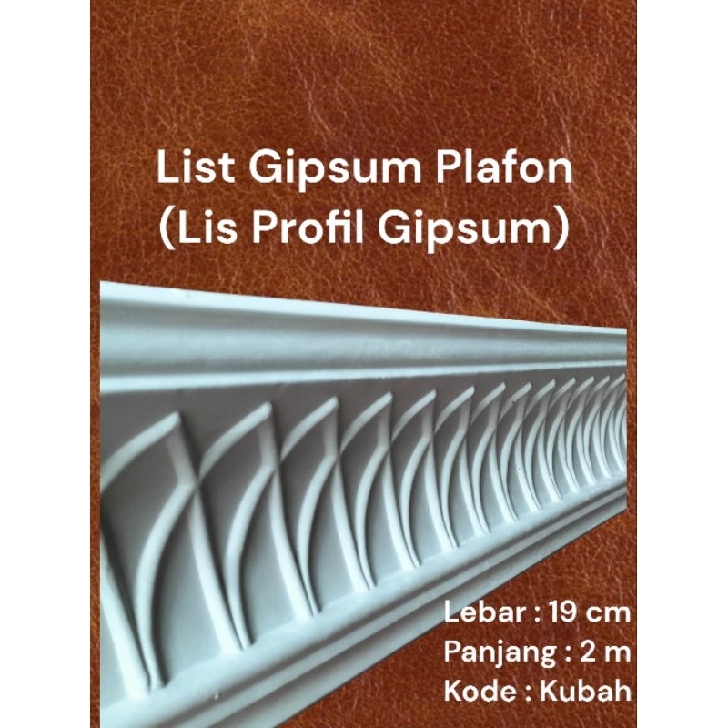 Jual List gypsum motif kubah minimalis 19 cm / list plafon gipsum home ...