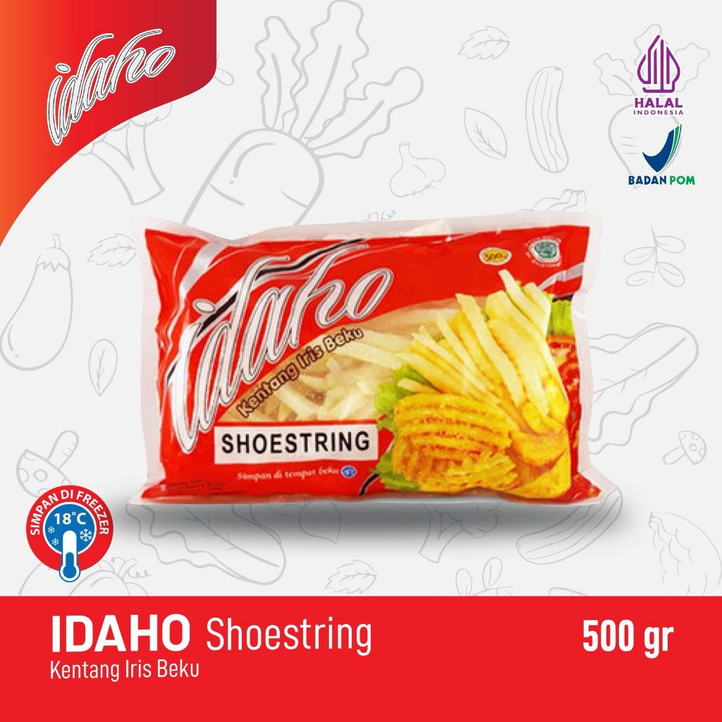 Jual IDAHO Shoestring Original - Kentang Iris Beku 500 Gram | Shopee ...