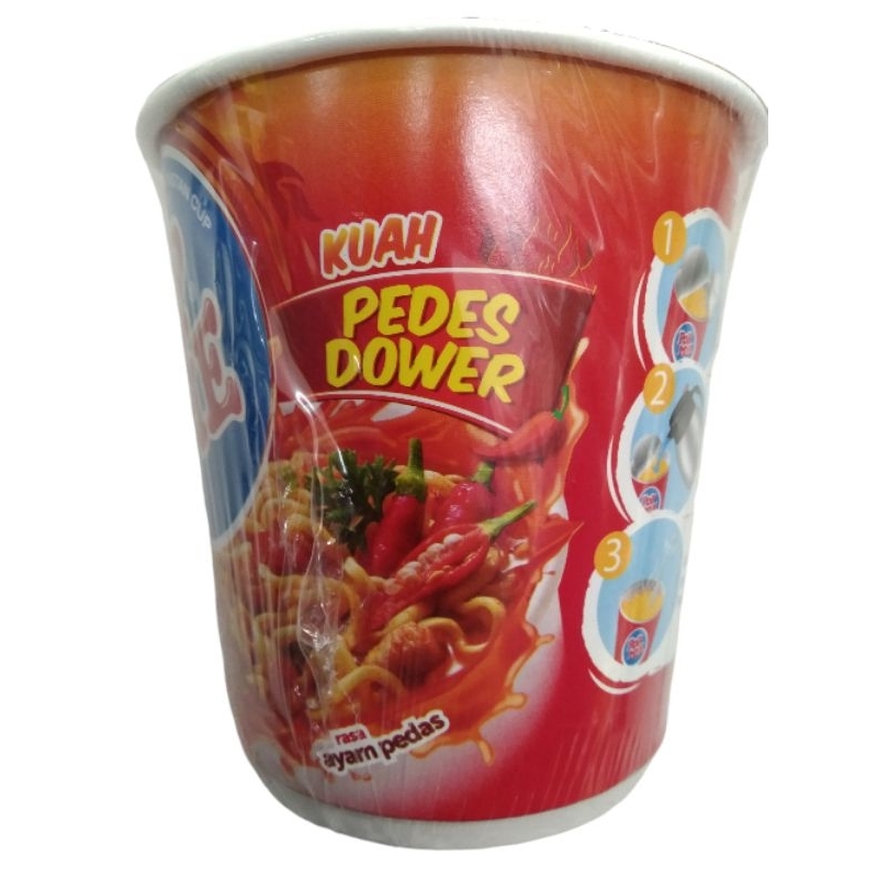 Jual Pop mie kuah pedes dower 75g Mi instan cup | Shopee Indonesia
