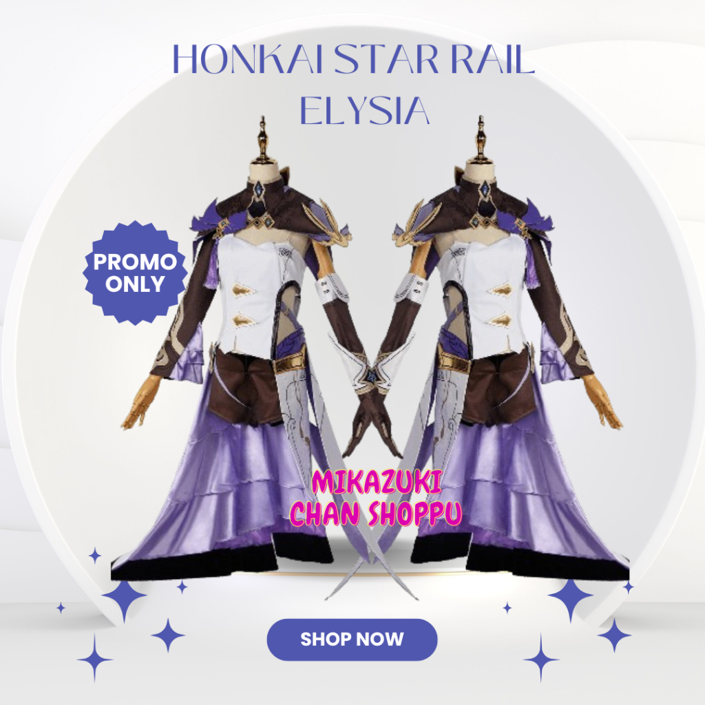 Jual ( READY STOK ) PROMO WUDU UPGRADE Costume Set Elysia Honkai Star ...