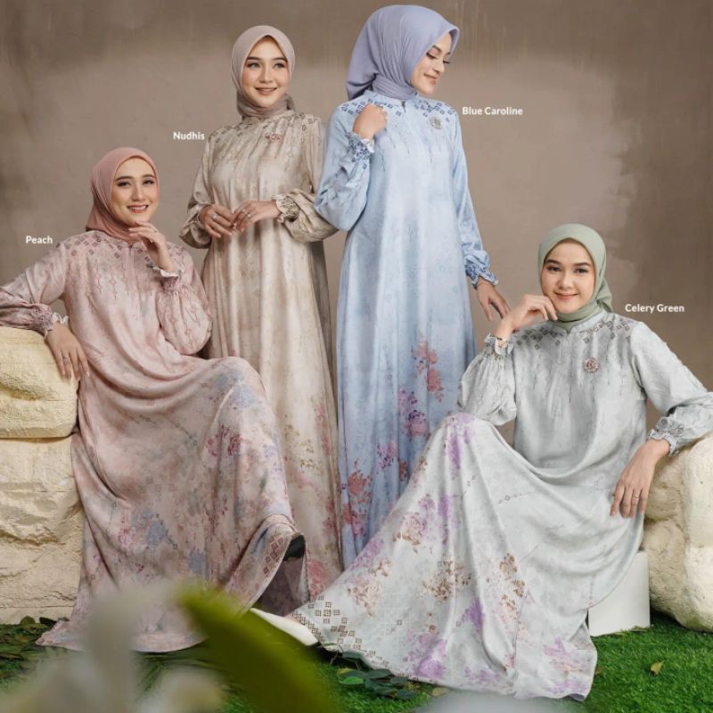 Jual DR201| JOOZA DRESS / UZMA DRESS by Nadheera Luxury [NEW - ND Pattern Series] Gamis Nadheera ...