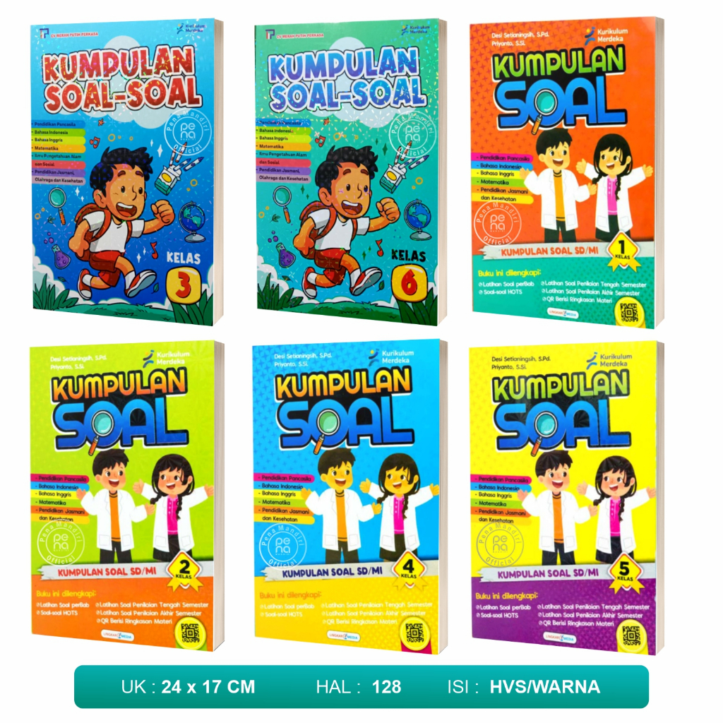 Jual Kumpulan Soal Tematik SD/ MI Kelas 1-6 Kurikulum Merdeka LM | Shopee Indonesia