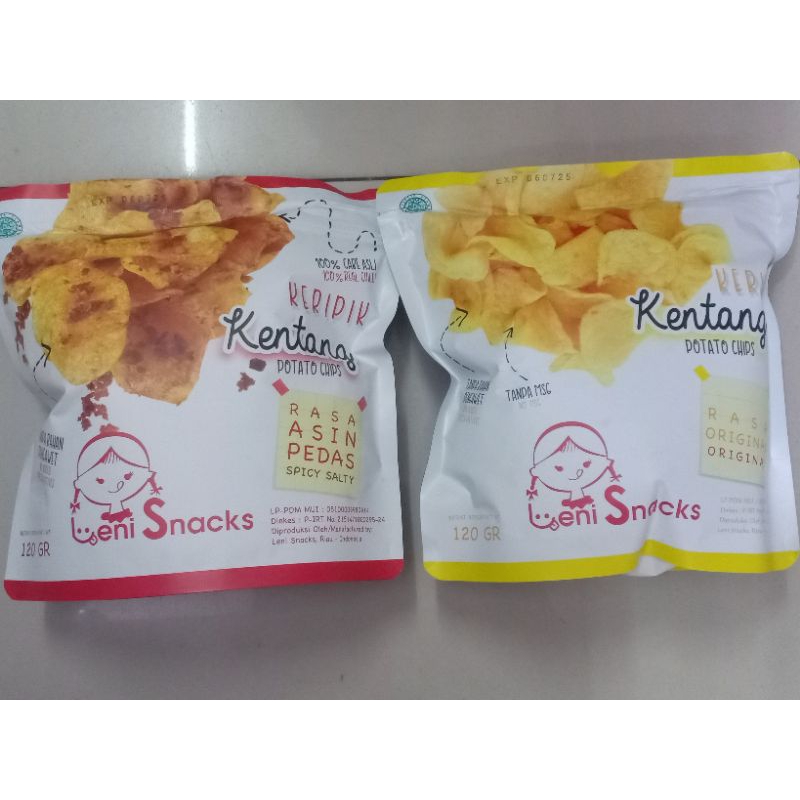 Jual SNACK KERIPIK KENTANG POTATO CHIPS UENI SNACK | Shopee Indonesia