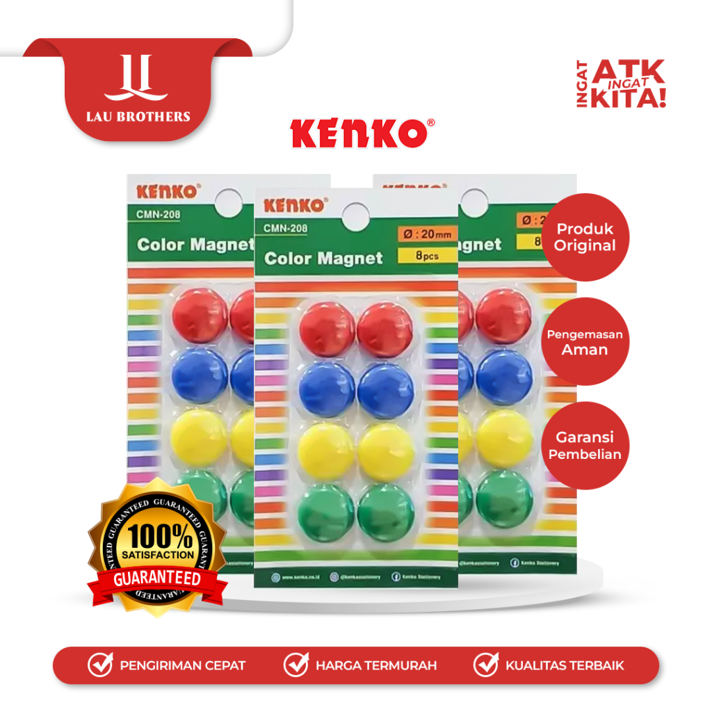 Jual KENKO COLOR MAGNET 20mm CMN-208 (1SET) | Shopee Indonesia