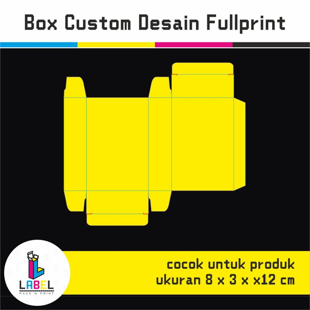 Jual Box Packaging / Dus Kemasan uk.8x3x12cm Custom Printing | Shopee ...