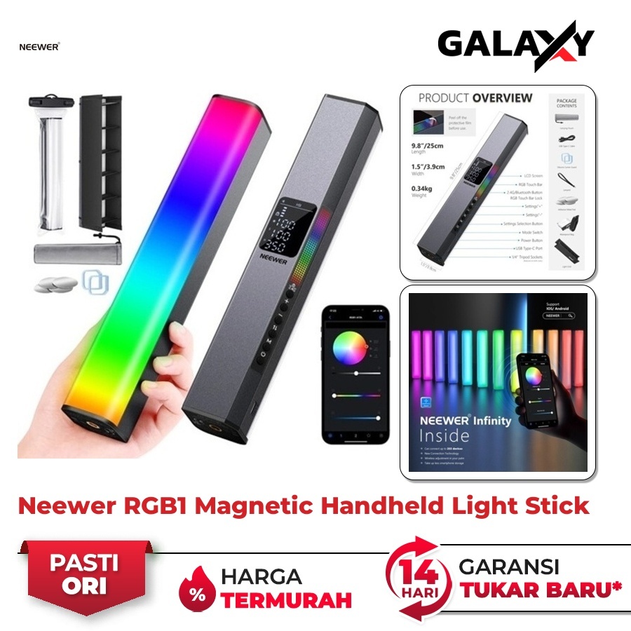 Jual Neewer RGB1 Magnetic Handheld Light Stick | Shopee Indonesia