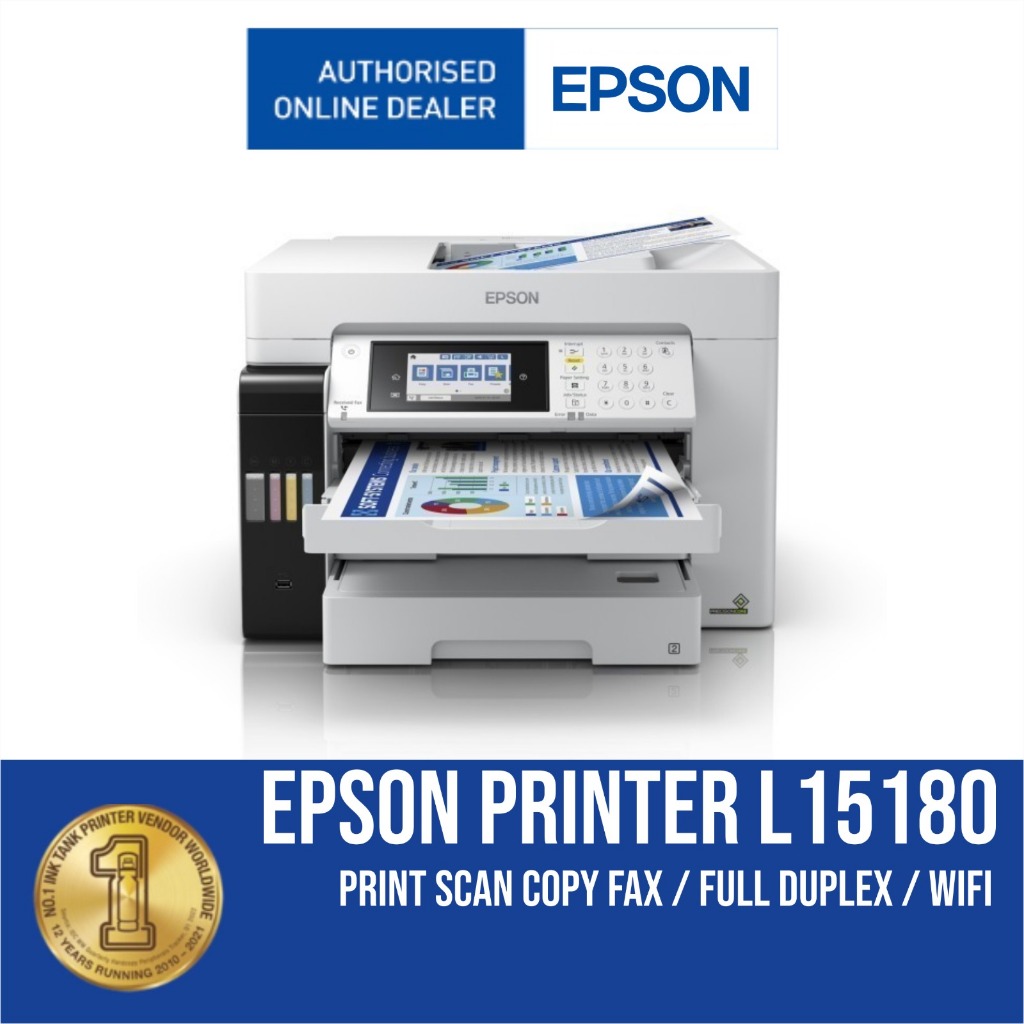Jual Epson EcoTank L15180 A3 Wi-Fi Duplex Multi-Function Ink Tank ...