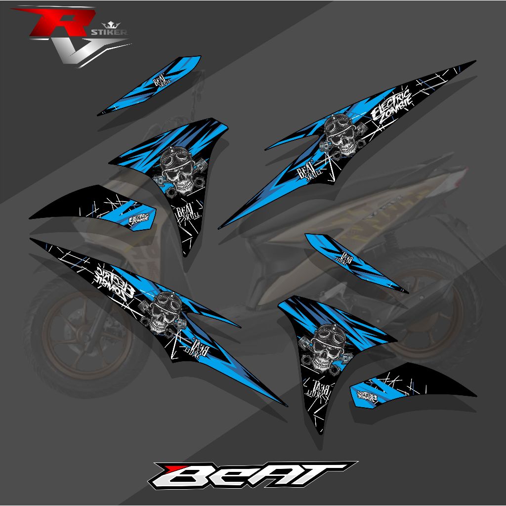 Jual STRIPING HONDA BEAT NEW 2024/STIKER VARIASI BEAT STREET 2024 ...