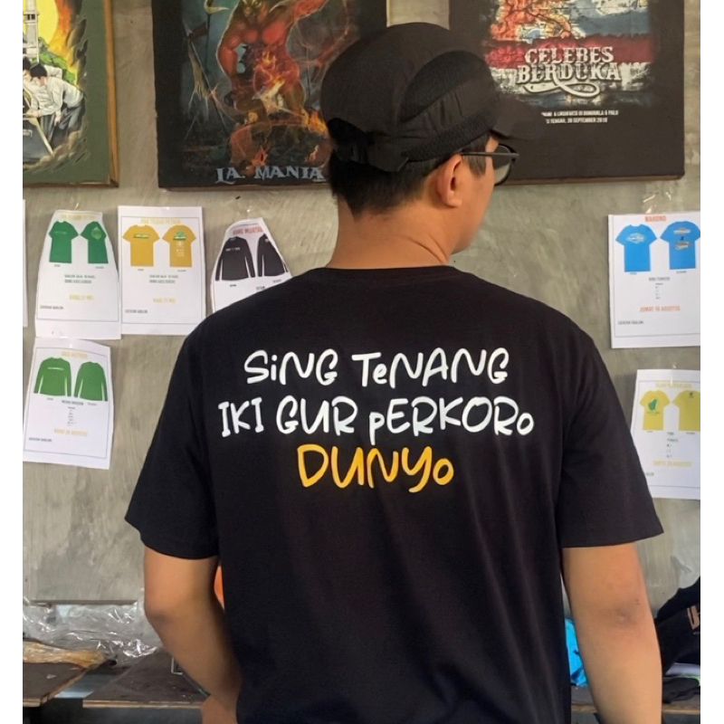 Jual Basecamp - Kaos Sing Tenang Iki Gur Perkoro Dunyo | KAOS KATA-KATA ...