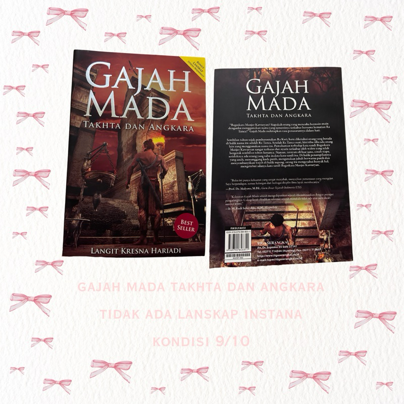 Jual BARU gajah mada takhta dan angkara buku novel | Shopee Indonesia
