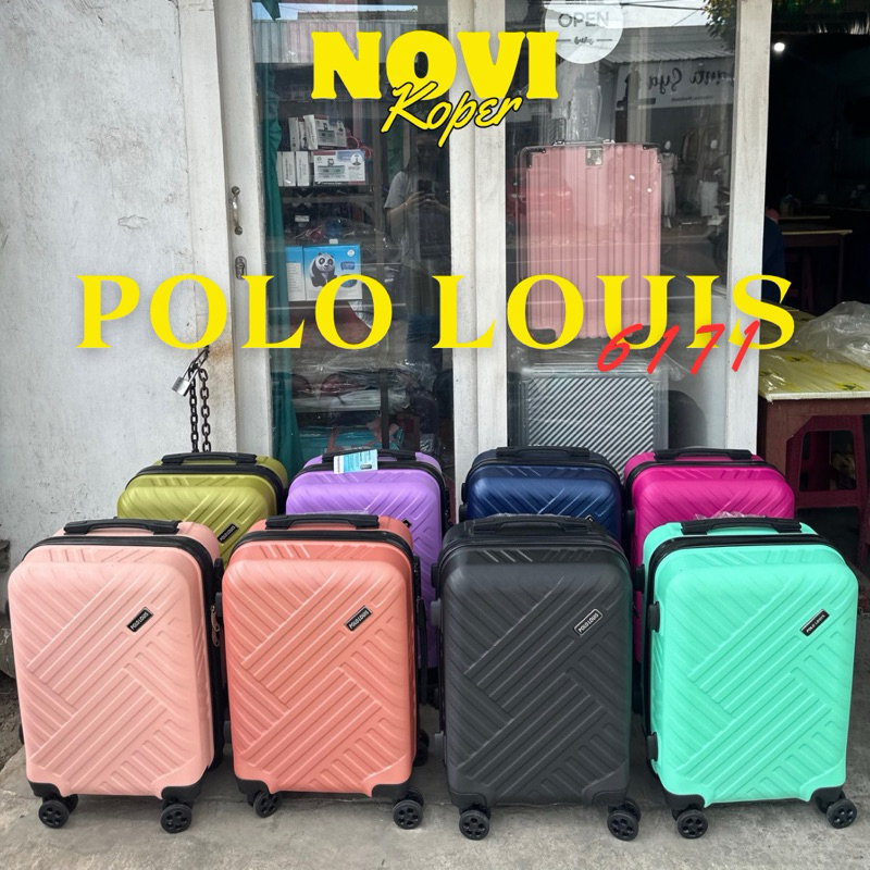 Jual KOPER 20 INCH POLO LOUIS ORI 6171 ABS HARDCASE PREMIUM KABIN SIZE ...