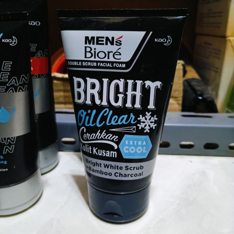 Jual Biore Men Bright Oil Care Extra Cool 100g | Shopee Indonesia