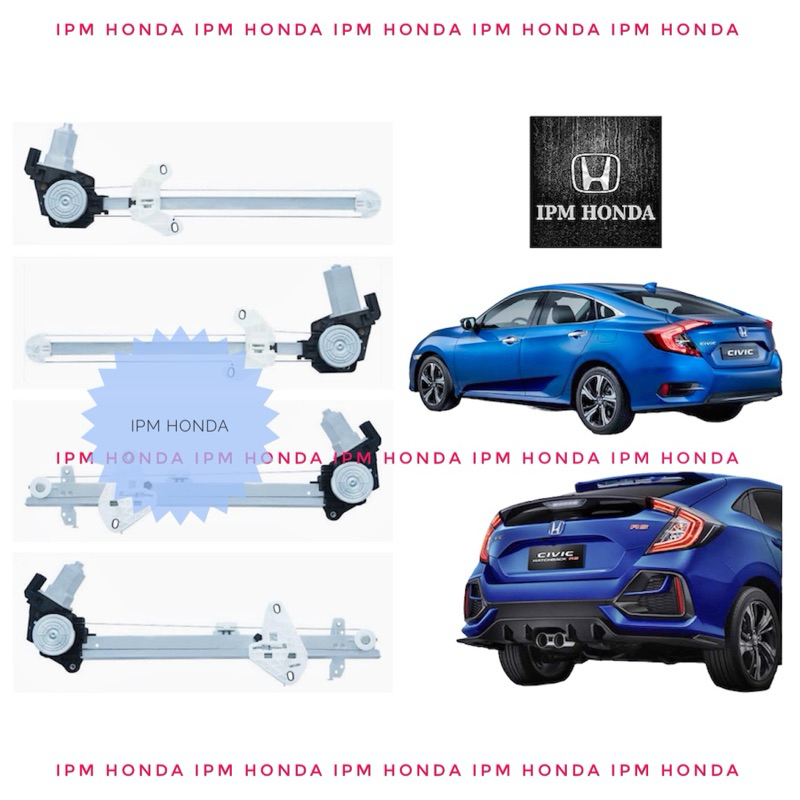 Jual TEA Regulator Assy Dinamo Motor Power Window Honda Civic FC FC1 ...