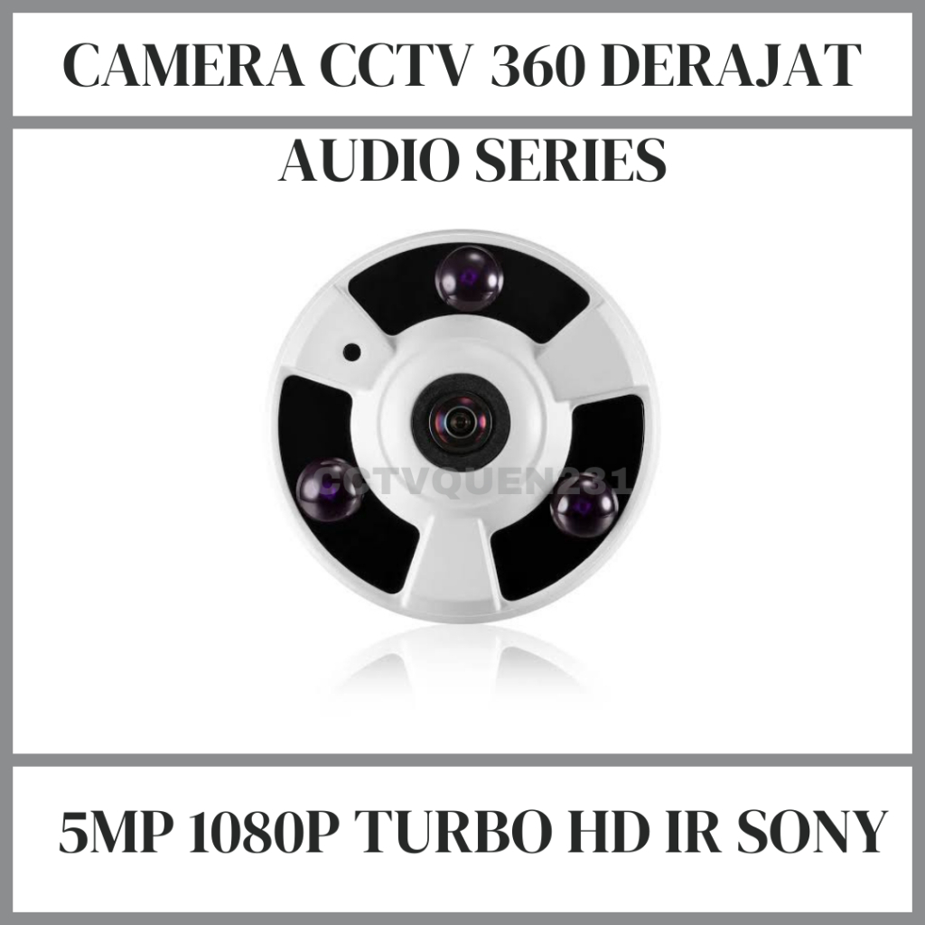Jual CAMERA CCTV 360 DERAJAT 5MP 1080P TURBO HD PANORAMIC IR SONY ...