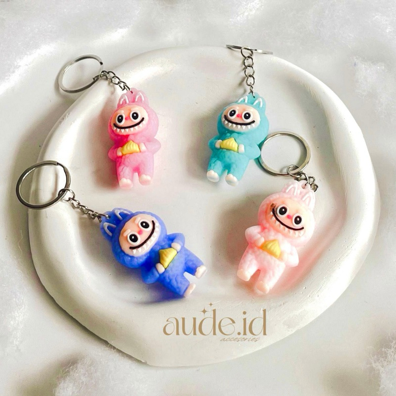 Jual AUDE - Labubu Keychain Dumpling | Gantungan Labubu | Gantungan ...