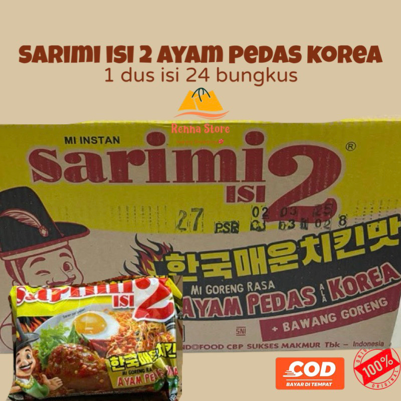Jual SARIMI isi 2 Mie Goreng & Kuah (1dus isi 24pcs) Food Noodles ...