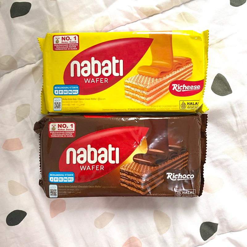 Jual NABATI Wafer Richeese Richoco Krim Keju Coklat Biskuit Ricoco 122gr 122 g | Shopee Indonesia