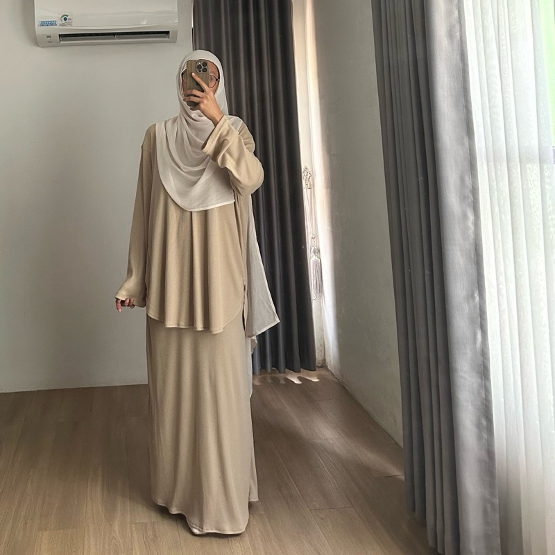 Jual SAILA KNIT SET MALAYSIAN TUNIK DAN ROK (hijab shafiyya hi.shafiyya ...