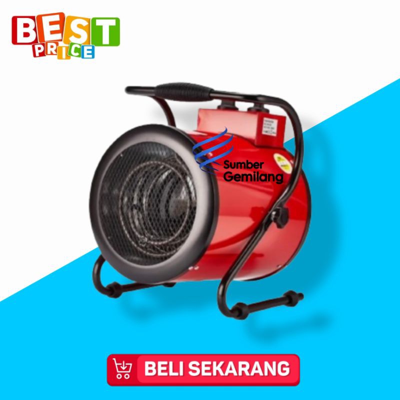 Jual blower pemanas ruangan 3kw blower heater 3000 watt blower pemanas ...