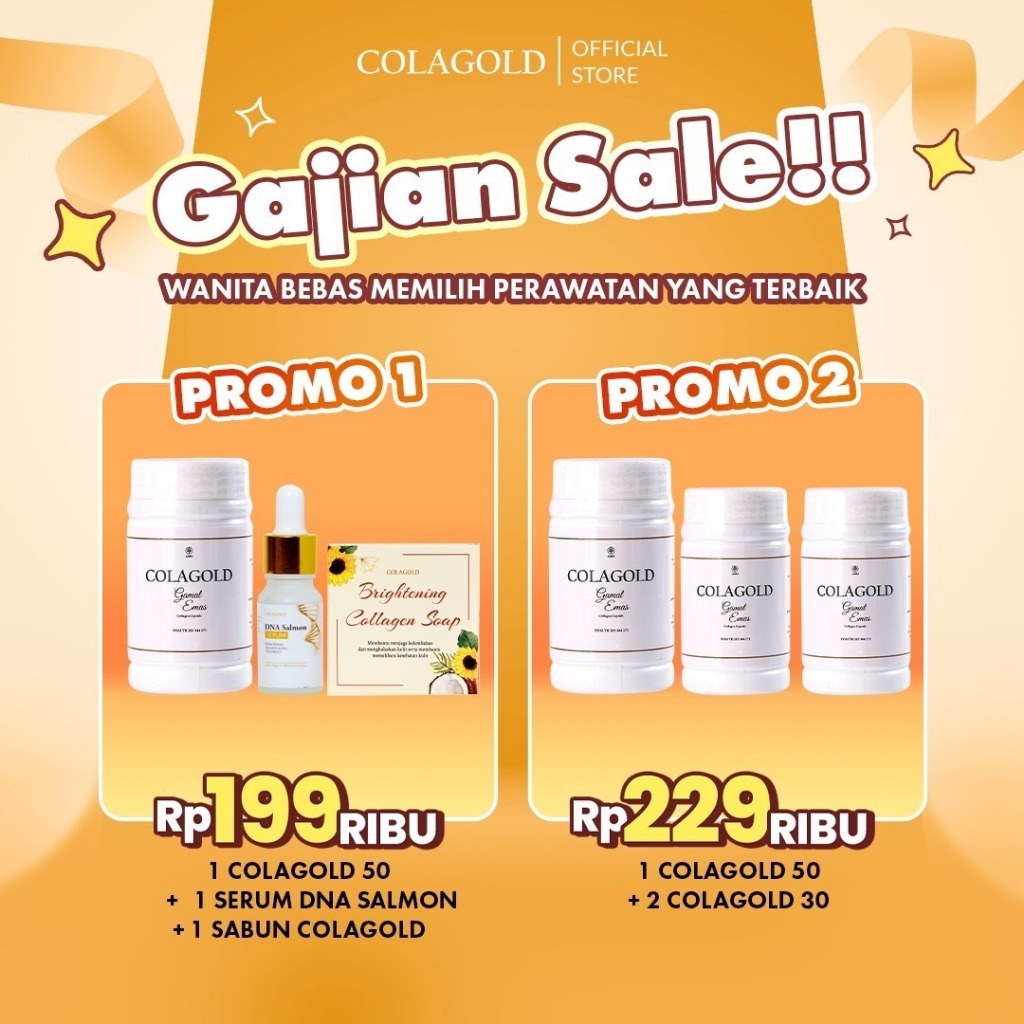 Jual GAJIAN SALE COLAGOLD SERIES | Shopee Indonesia