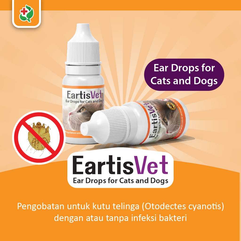 Jual EartisVet 10 ml - Obat Kutu Telinga - Obat Telinga Kucing dan ...