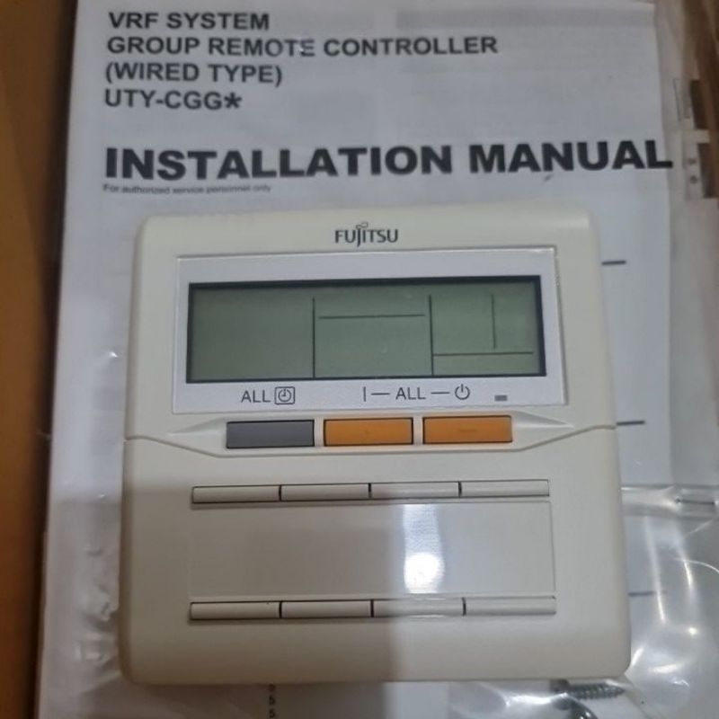 Jual Remote ac casset VRF FUJITSU UTY - CGGY original BARU | Shopee ...