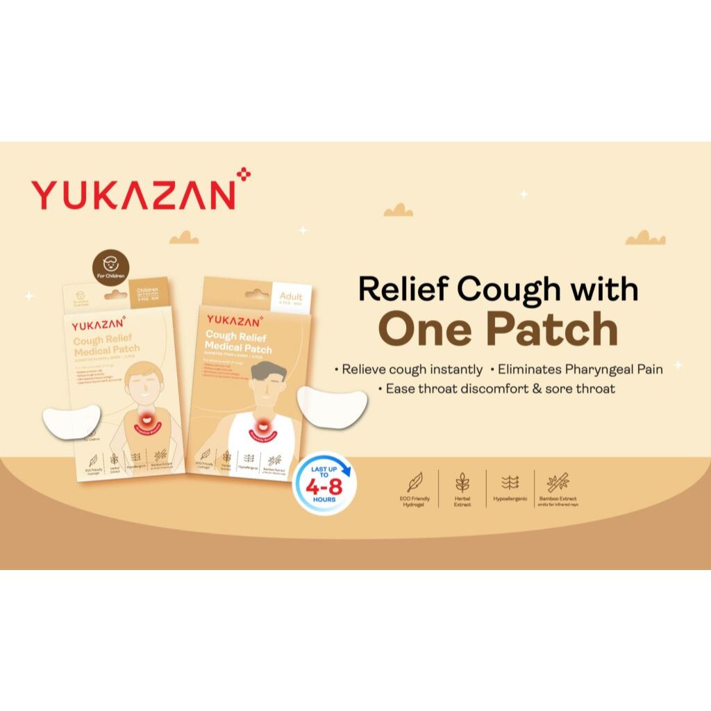 Jual Yukazan Children / Kids Cough Relief Patch (6's) - Flu Relief Nose ...