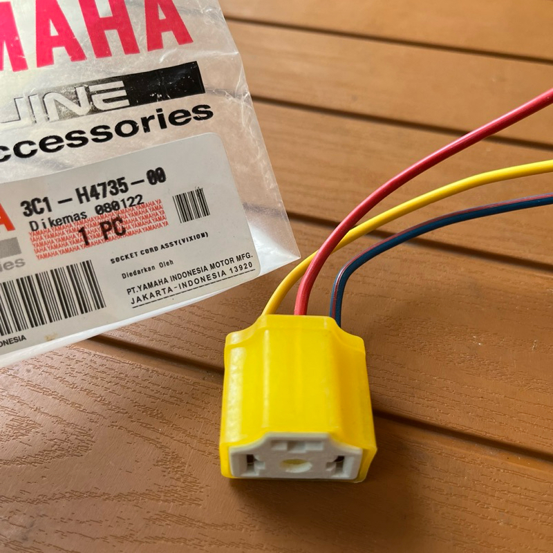 Jual Socket Lampu H4 keramik socket Seal Beam / Relay lampu Yamaha 3ci ...