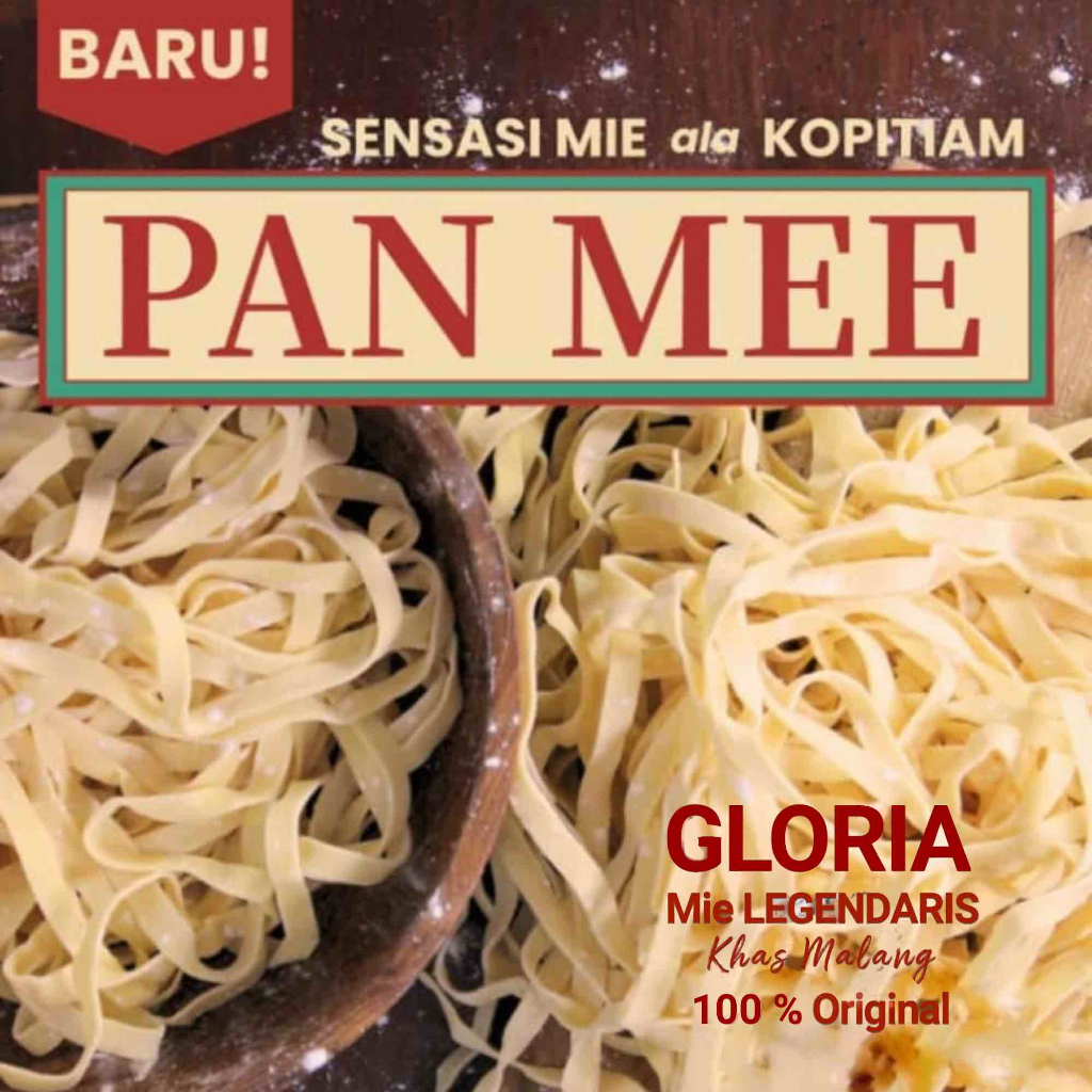 Jual MIE MENTAH PAN MEE GLORIA MALANG MIE LEBAR PIPIH LEMBUT PAN MEE ...