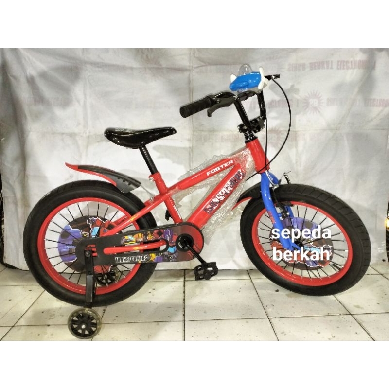 Jual sepeda anak 16 BMX Foster Transformer ban 3.0 jumbo | Shopee Indonesia