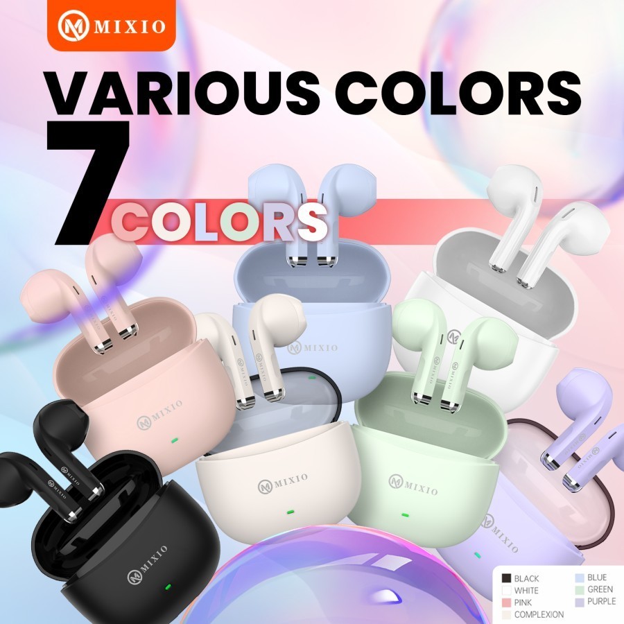 Jual MIXIO X9 TRUE WIRELESS BLUETOOTH EARPHONE TWS MINI EARBUDS ...