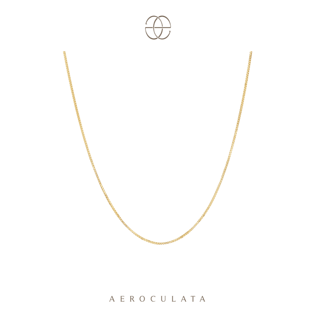 Jual Aeroculata Box Chain Necklace Rantai Kalung Polos Santa Milano Perak 925 Sterling Silver ...
