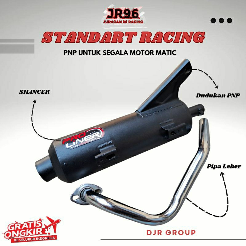 Jual Knalpot Standar Racing Proliner Vario Beat Scoopy Genio Mio J Mio ...