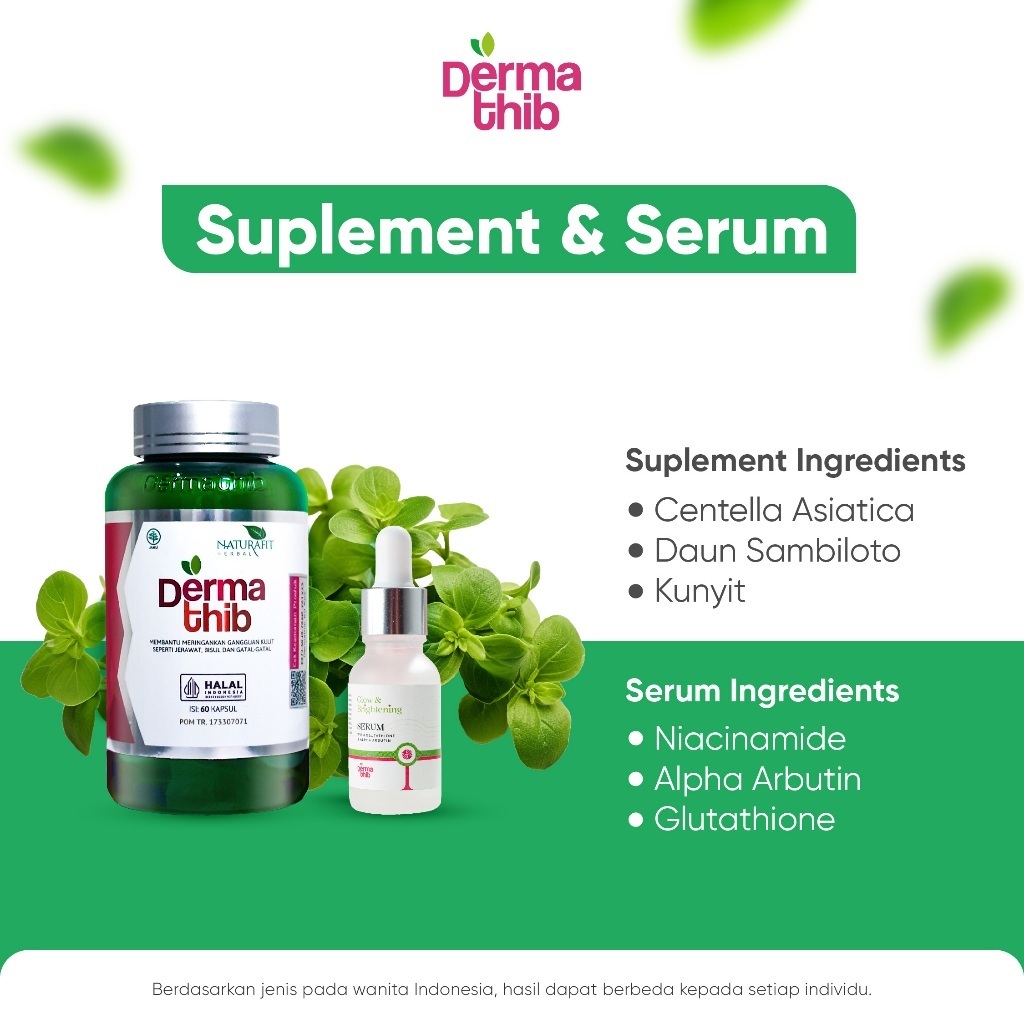 Jual DERMATHIB ACNE CARE - Suplemen Dermathib Serum Glow Brightening ...